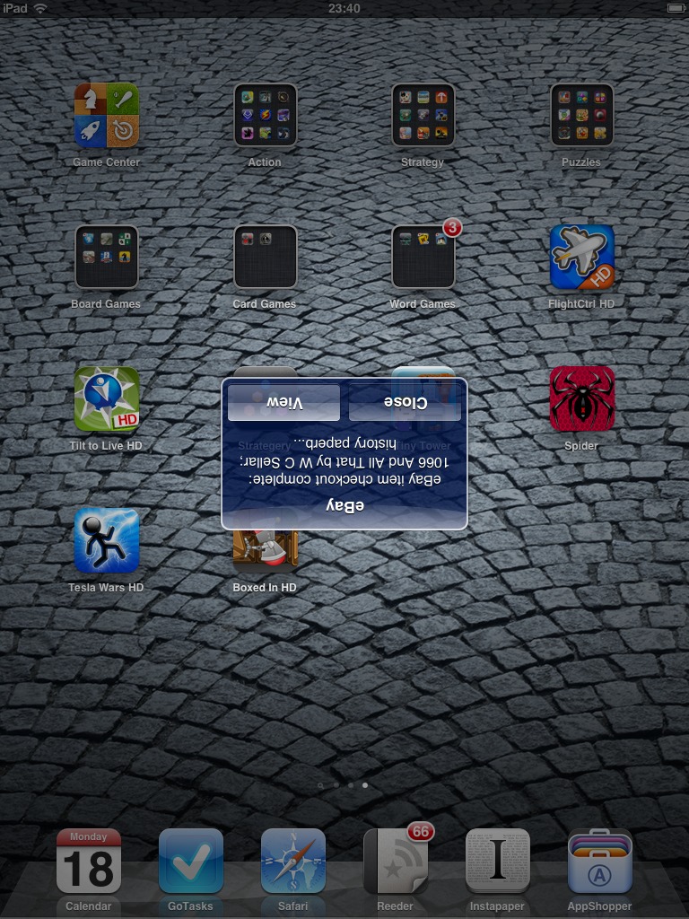 Neat bug: my iPad got a little confused the other night... : r/ipad